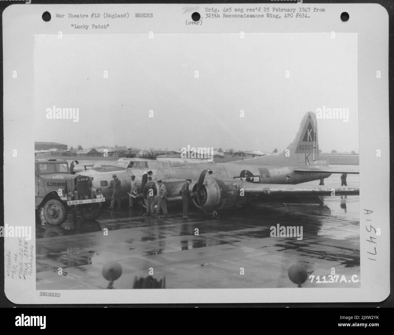 After The Blaze Has Been Extinguished In The Boeing B-17 "Flying ...