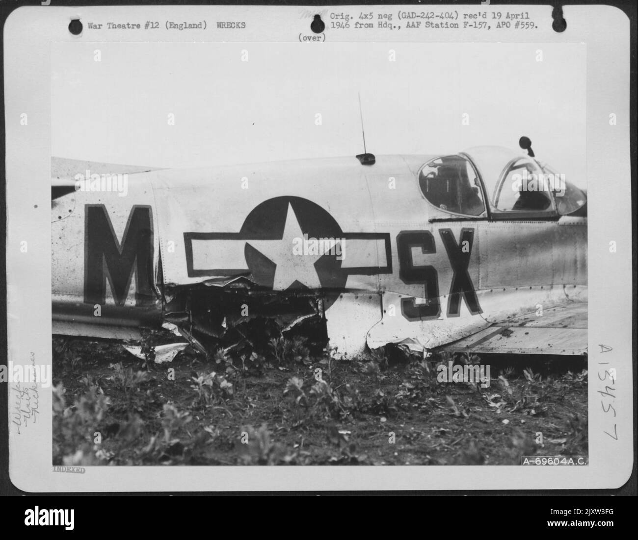 Wreckage Of The North American P-51 'Lucky Leaky Ii' (A/C 2103363) Of ...