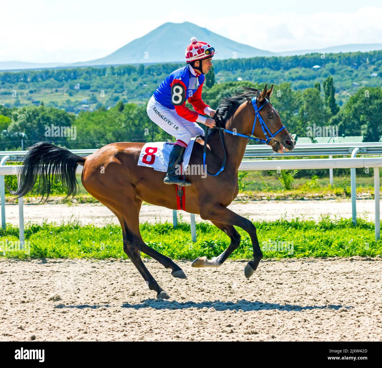 Horse race track wide hi-res stock photography and images - Alamy