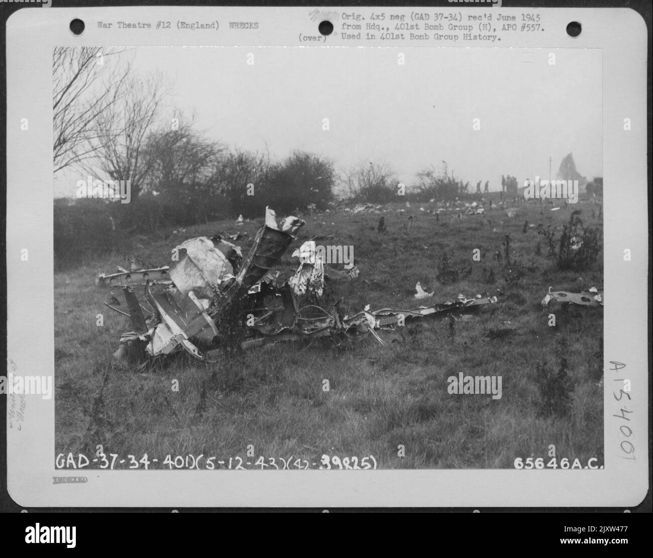 On December 5, 1943, A Boeing B-17 Of The 401St Bomb Group, Taking Off ...