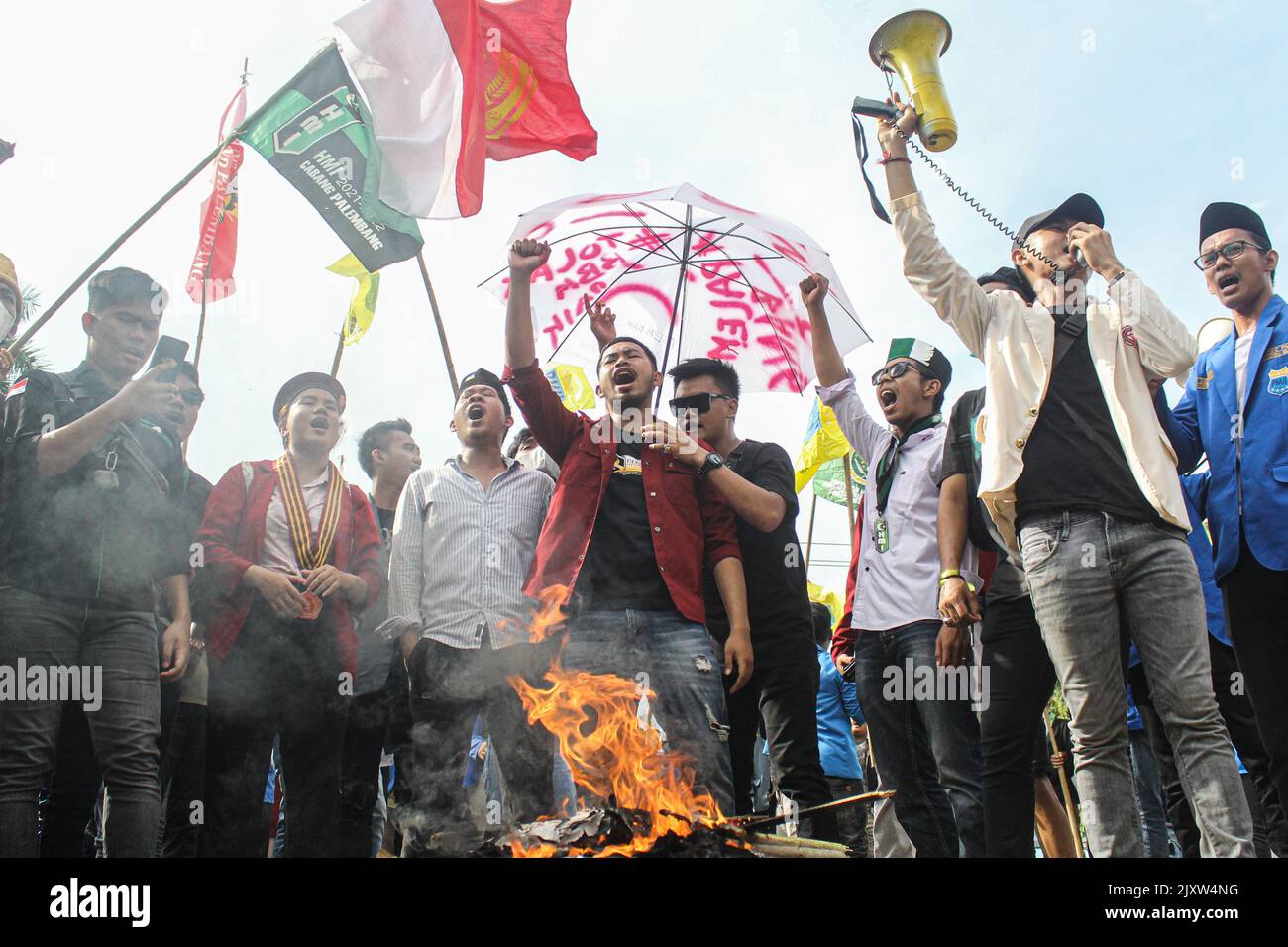 Demonstration in palembang hi-res stock photography and images - Alamy