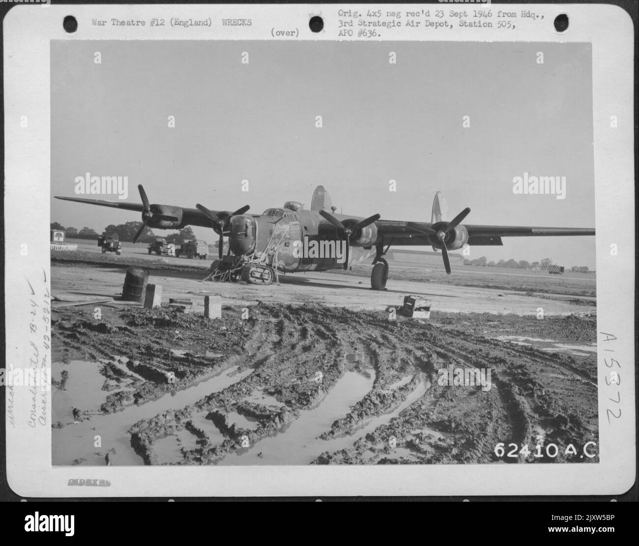 Consolidated B-24H After Crash Landing At Seething, Norfolk, England 9 ...