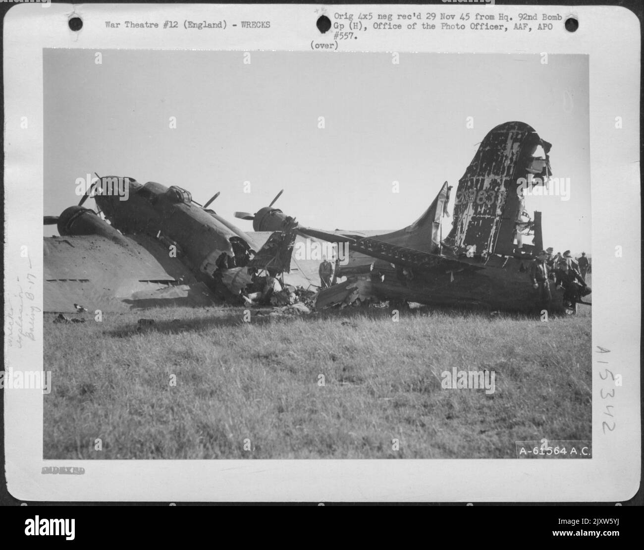 This Boeing B-17 "Flying Fortress" Was Damaged Beyond Repair When 500 ...