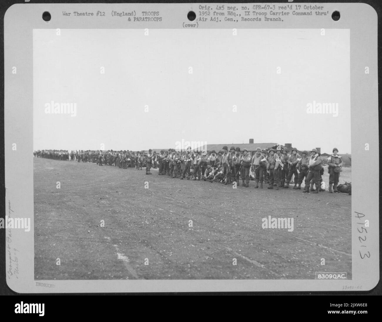 At A U.S. 9Th Air Force Troop Carrier Command Station In England ...