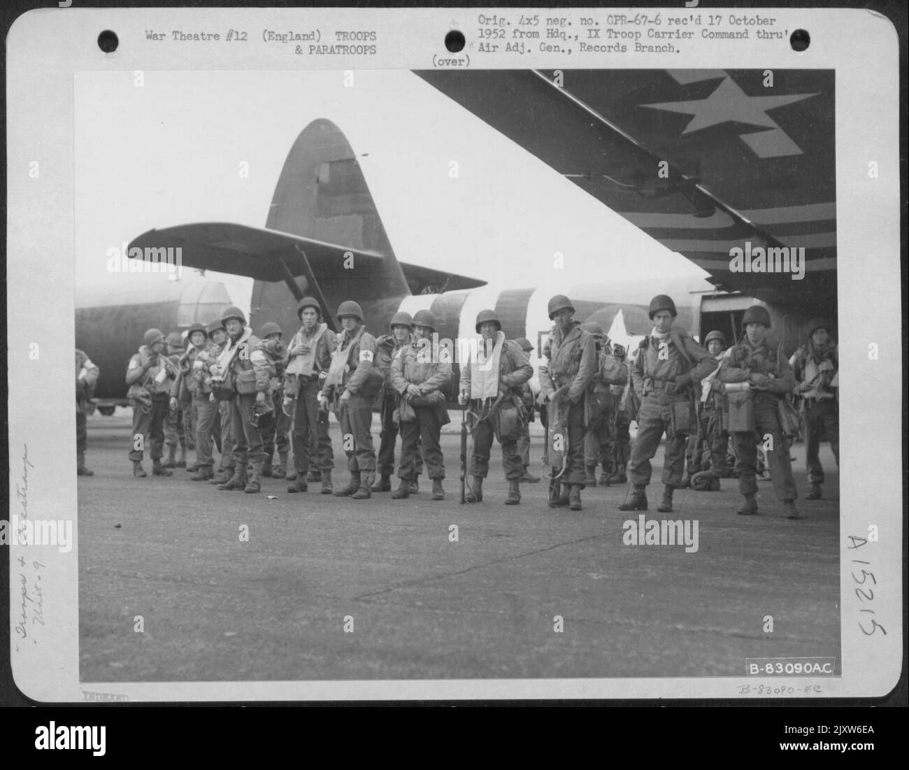 At A U.S. 9Th Air Force Troop Carrier Command Station In England ...