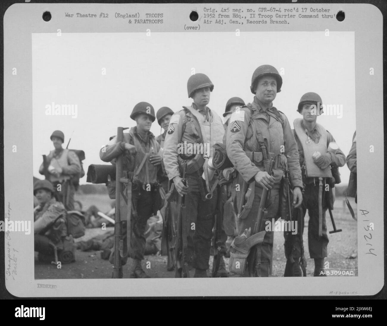 At A U.S. 9Th Air Force Troop Carrier Command Station In England ...