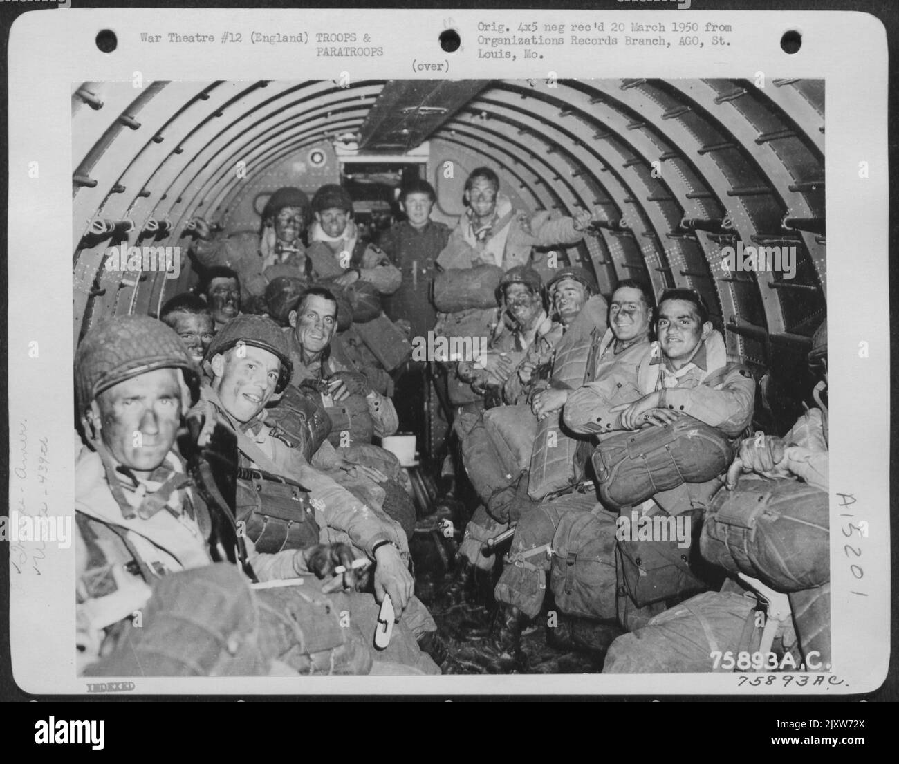 Preparations For The Invasion Of France - Paratroopers Of The 439Th ...