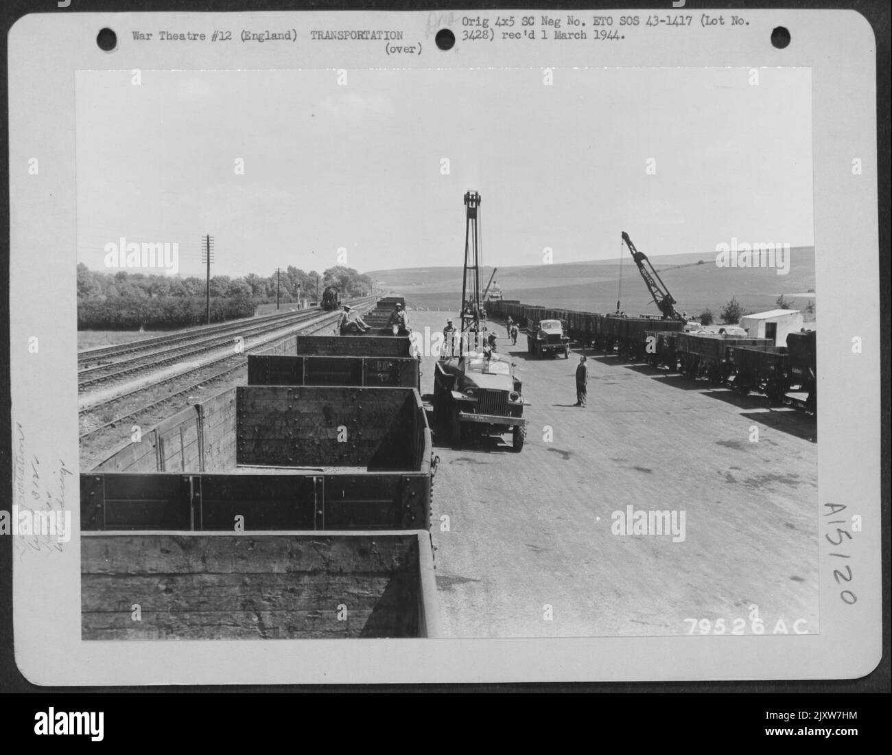 Supply vehicles british army Black and White Stock Photos & Images - Alamy