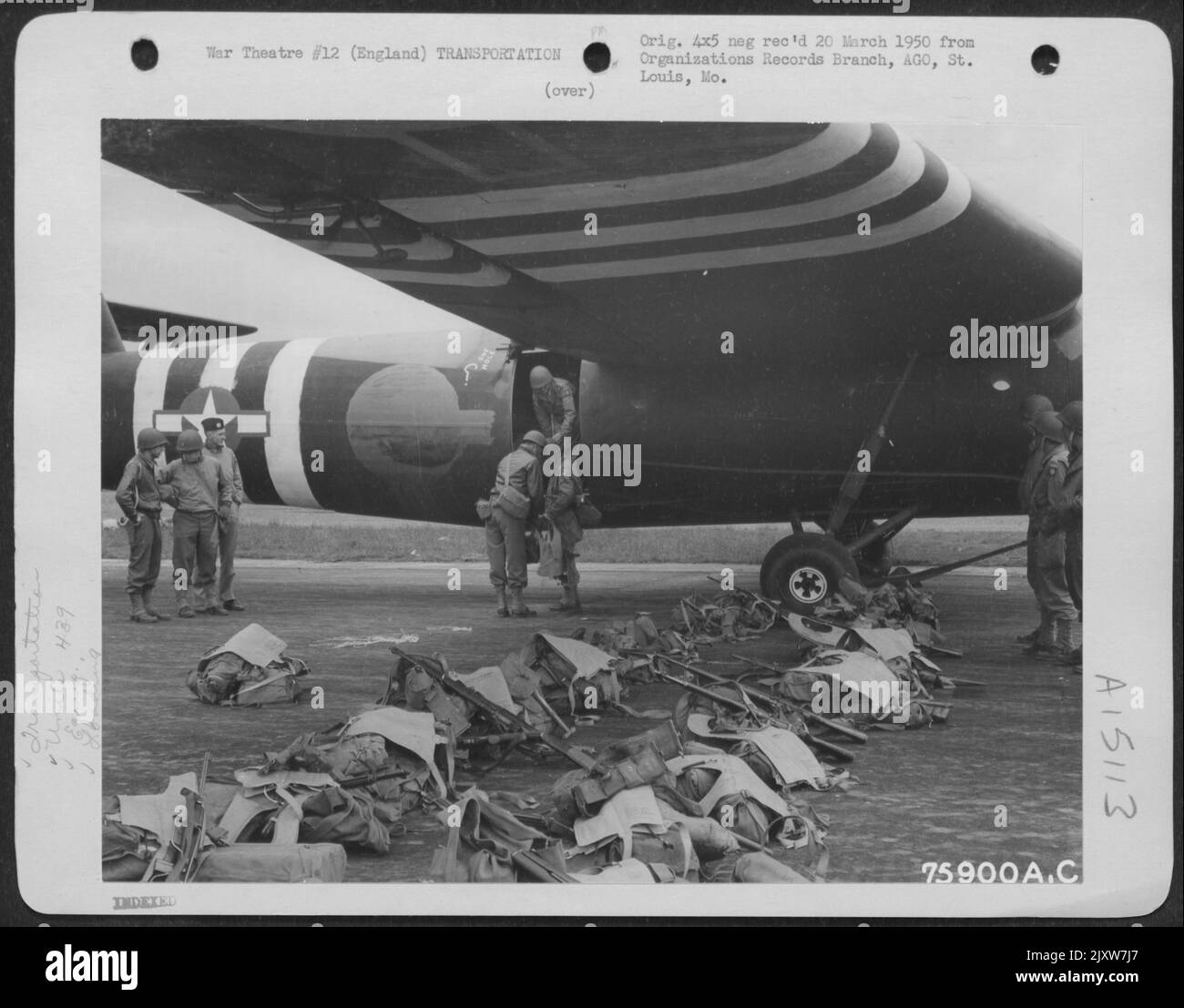Preparations For The Invasion Of France -- Members Of The 439Th Troop ...