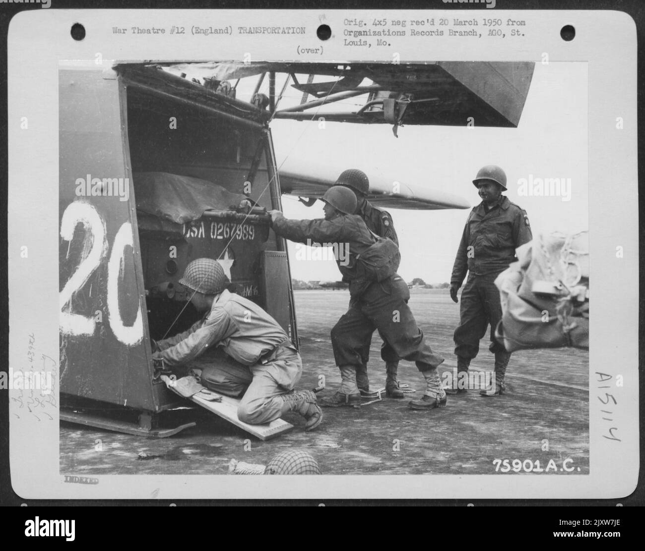 Preparations For The Invasion Of France -- Members Of The 439Th Troop ...