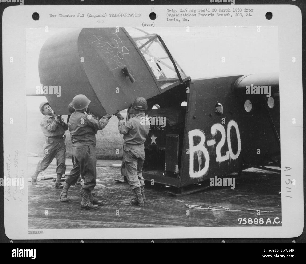 Preparations For The Invasion Of France -- Members Of The 439Th Troop ...