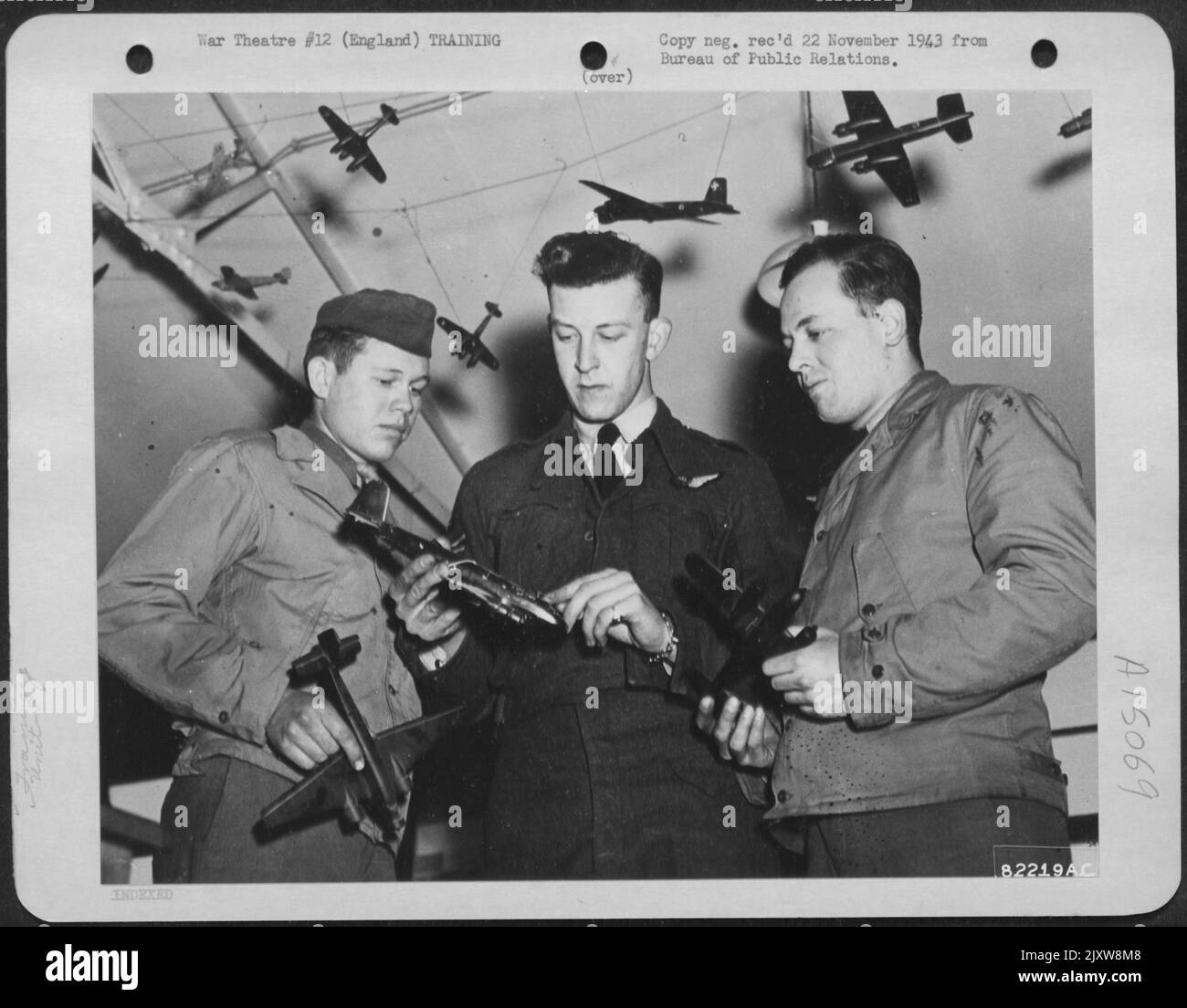 Members Of The 8Th Bomber Command Receive Instructions On Aircraft ...