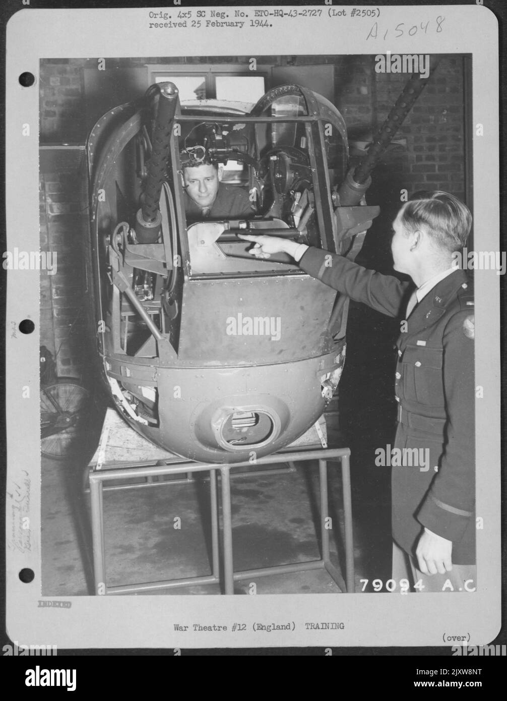 Men Of The Allied Forces Receive Practical Instruction On Models Of All ...