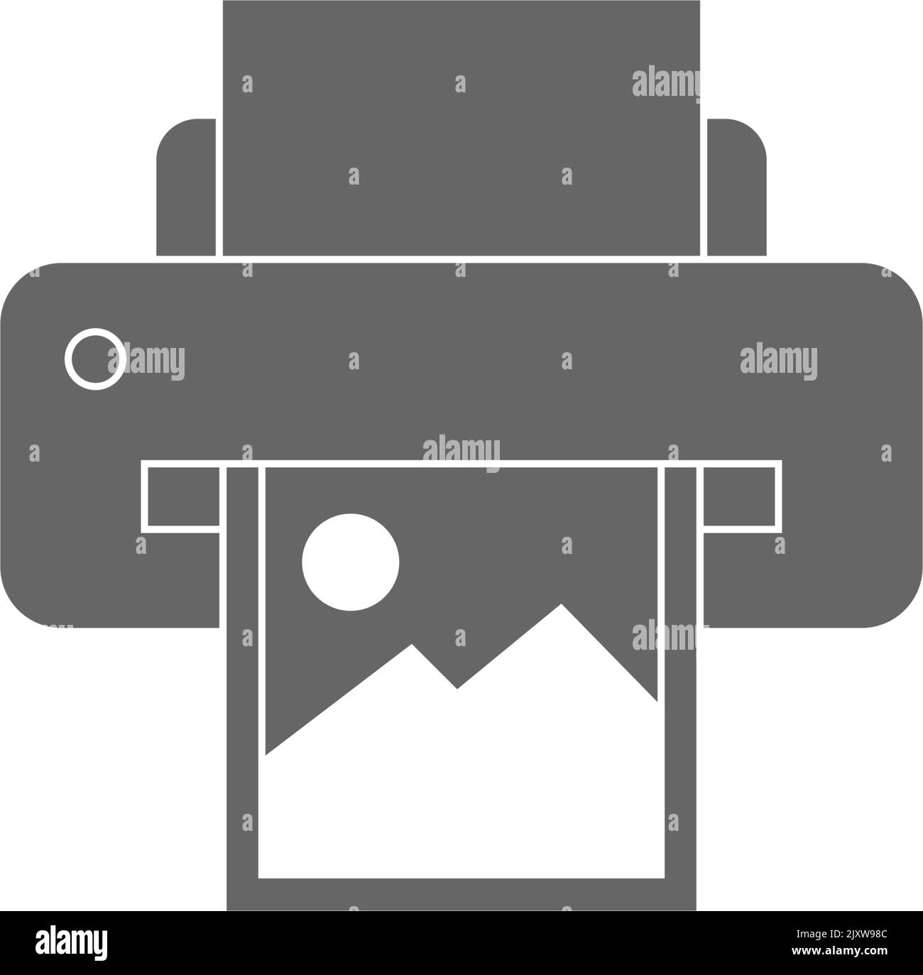 Printer icon design illustration template Stock Vector Image & Art - Alamy