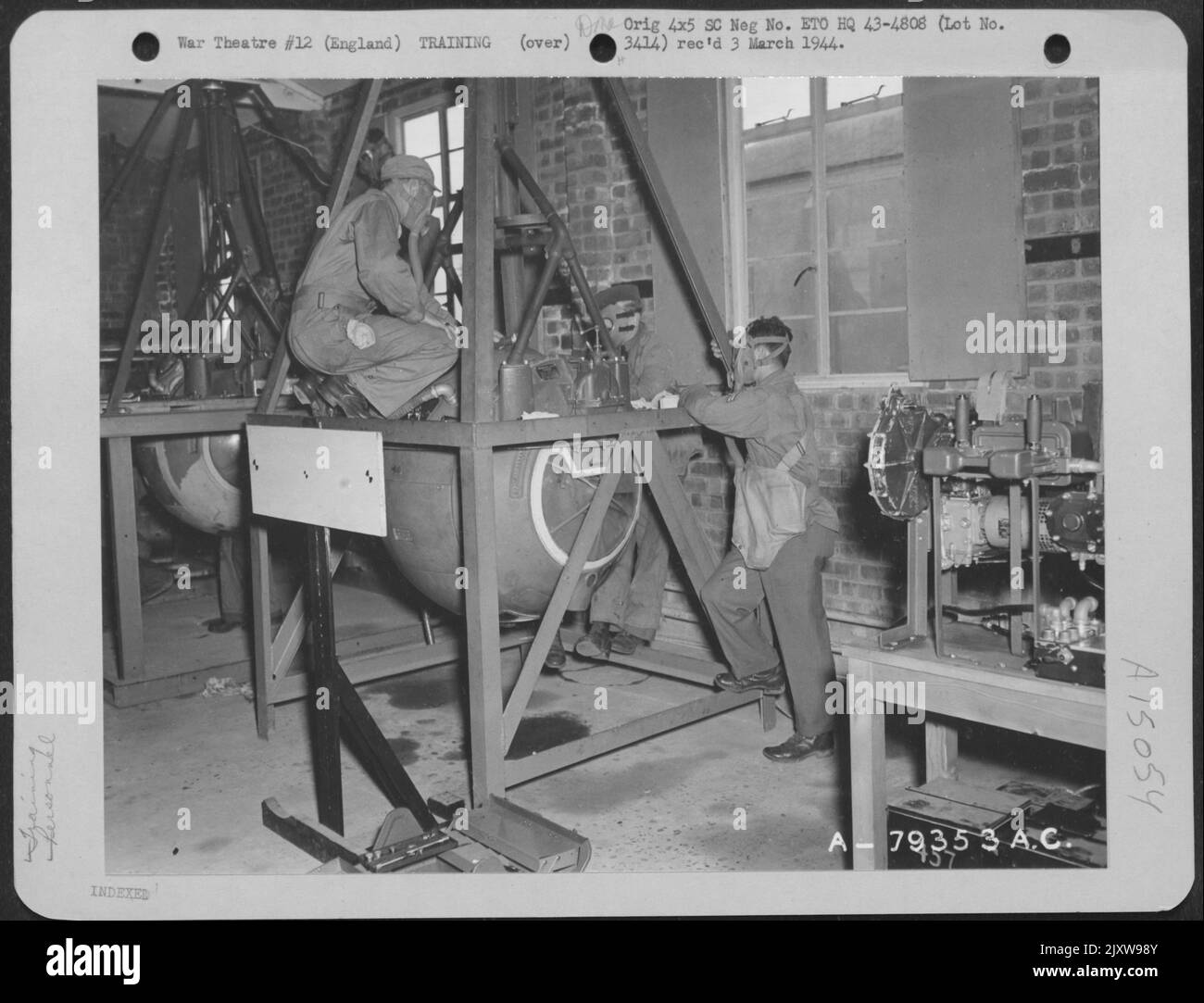 At A Usaaf Turret School At Kirkham, Lancs, England, Potential Aerial ...