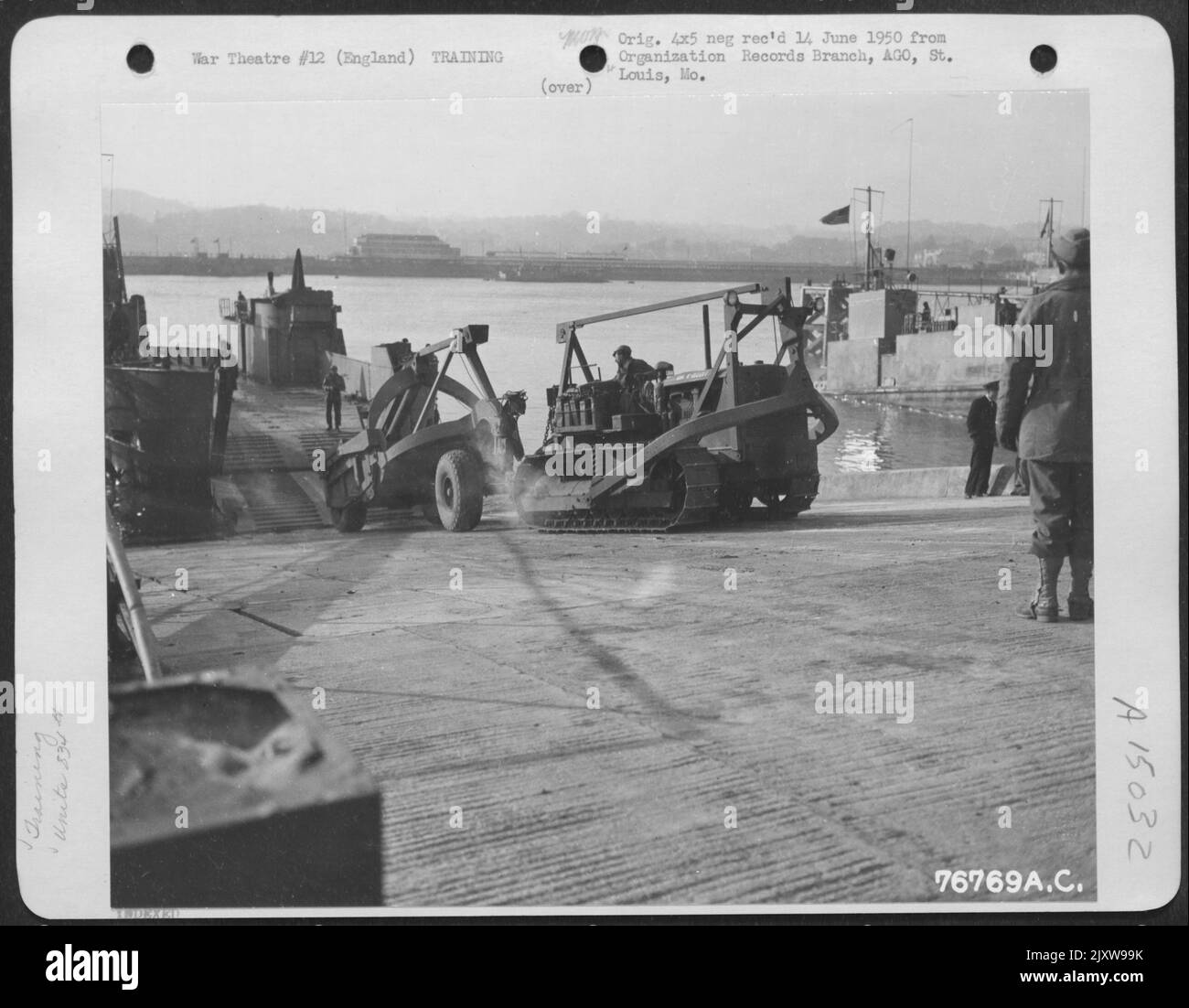 Members Of The 834Th Engineer Aviation Battalion Load Equipment Aboard ...