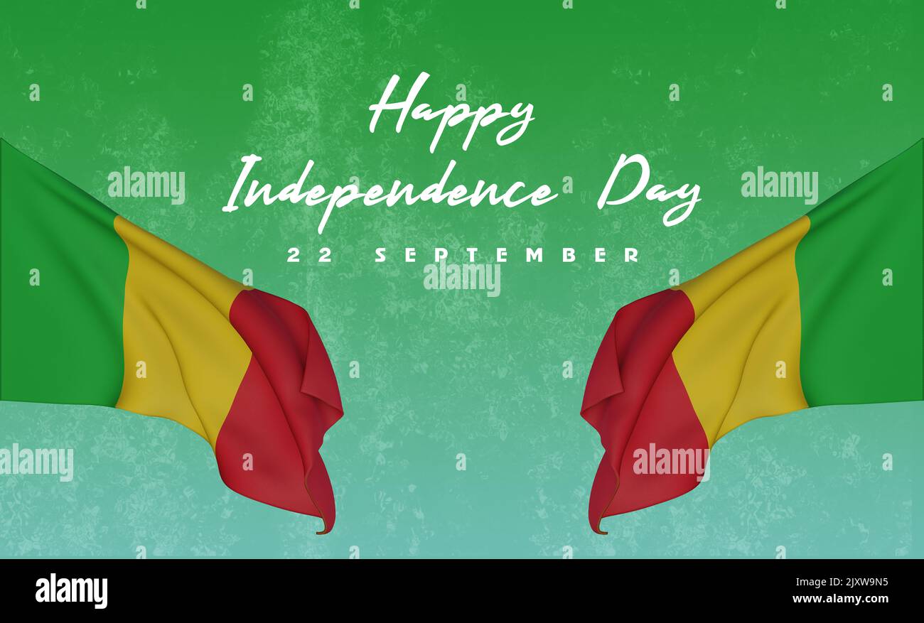 Happy Mali Independence Day September 22th Celebration, Template for ...