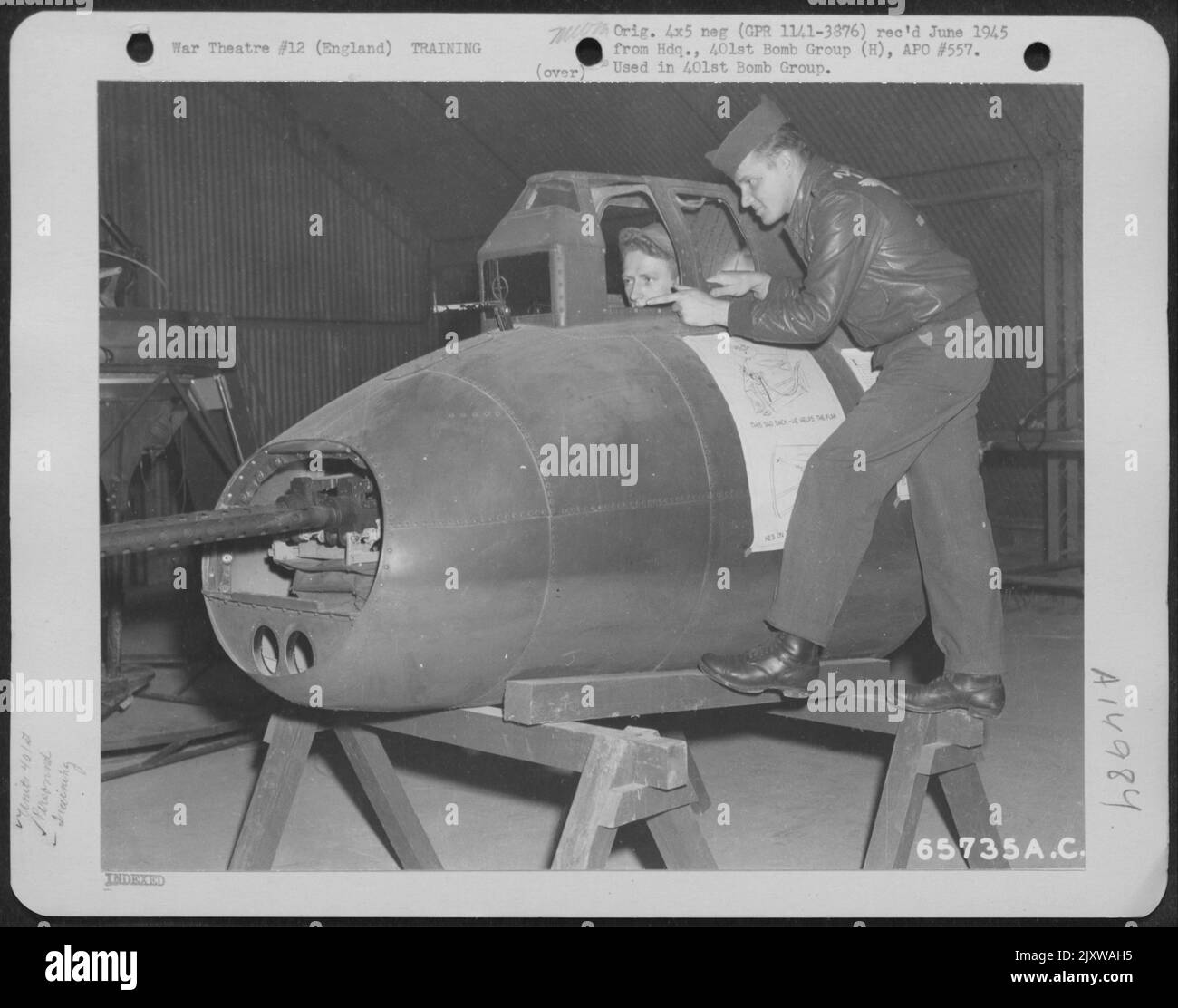 Tsgt C.E. Allen Gives Instructions To Ssgt A.P. Machasick In The ...