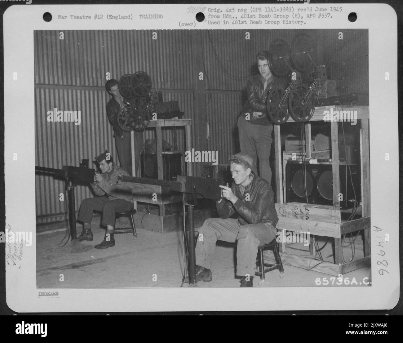 Gunnery Instruction At The 401St Bomb Group Base Was Constant And ...