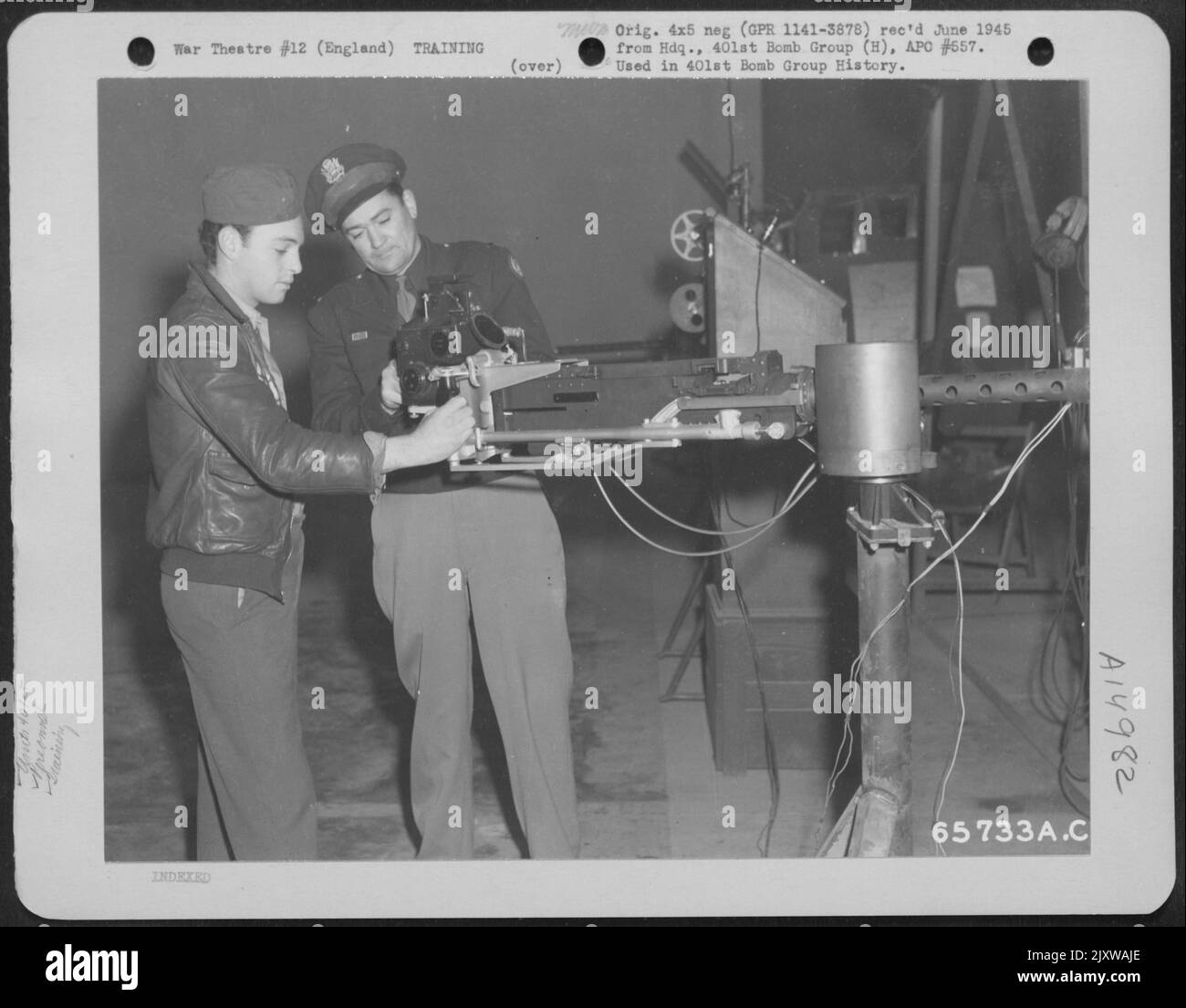 Gunnery Instruction At The 401St Bomb Group Base Was Constant And ...