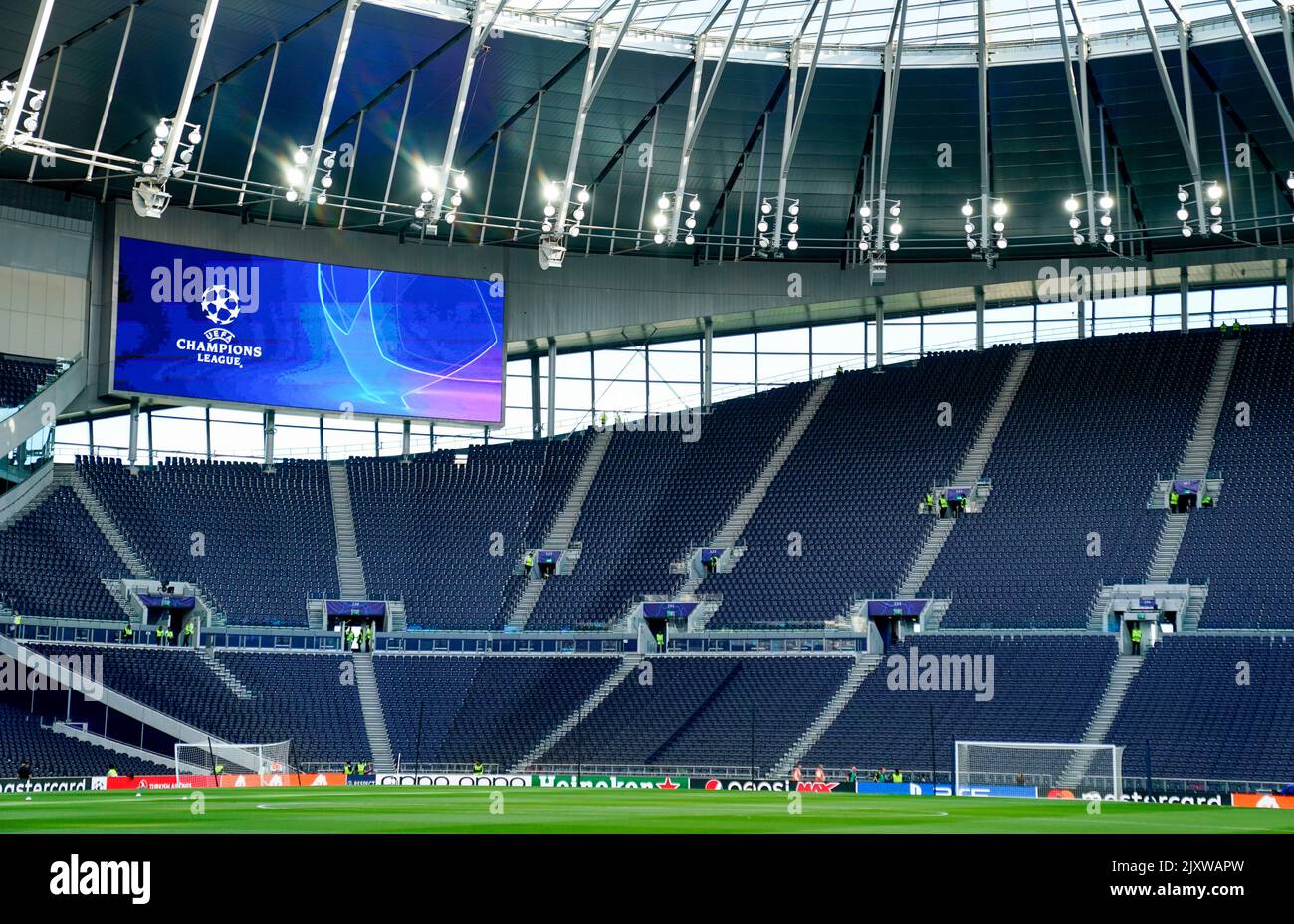 General view ahead of the UEFA Champions League Group D match at the ...