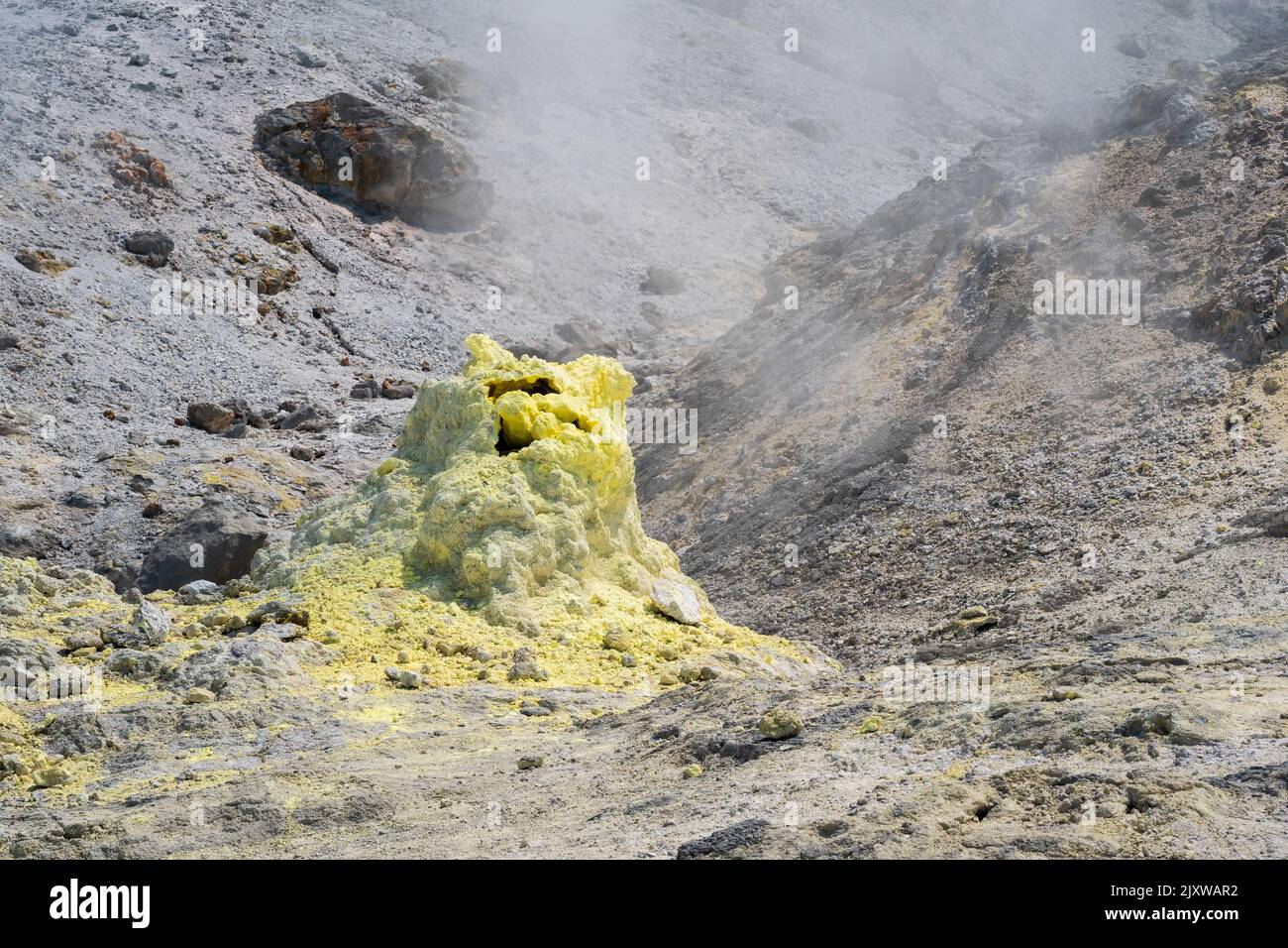 Smoking solfatara in fumarole hi-res stock photography and images - Alamy