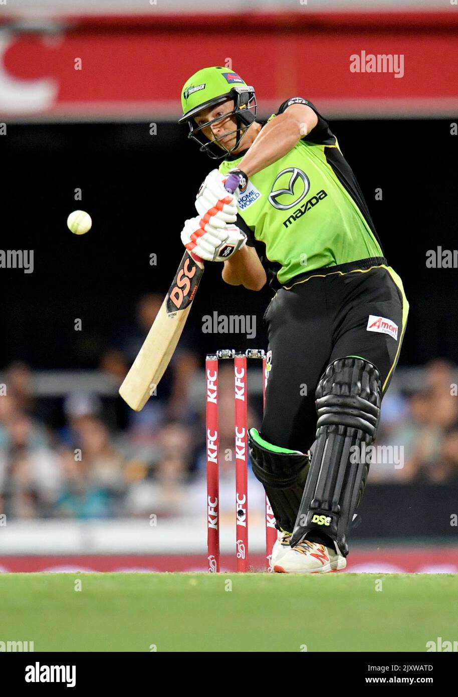 Daniel Sams of the Thunder in action during the Big Bash League (BBL ...