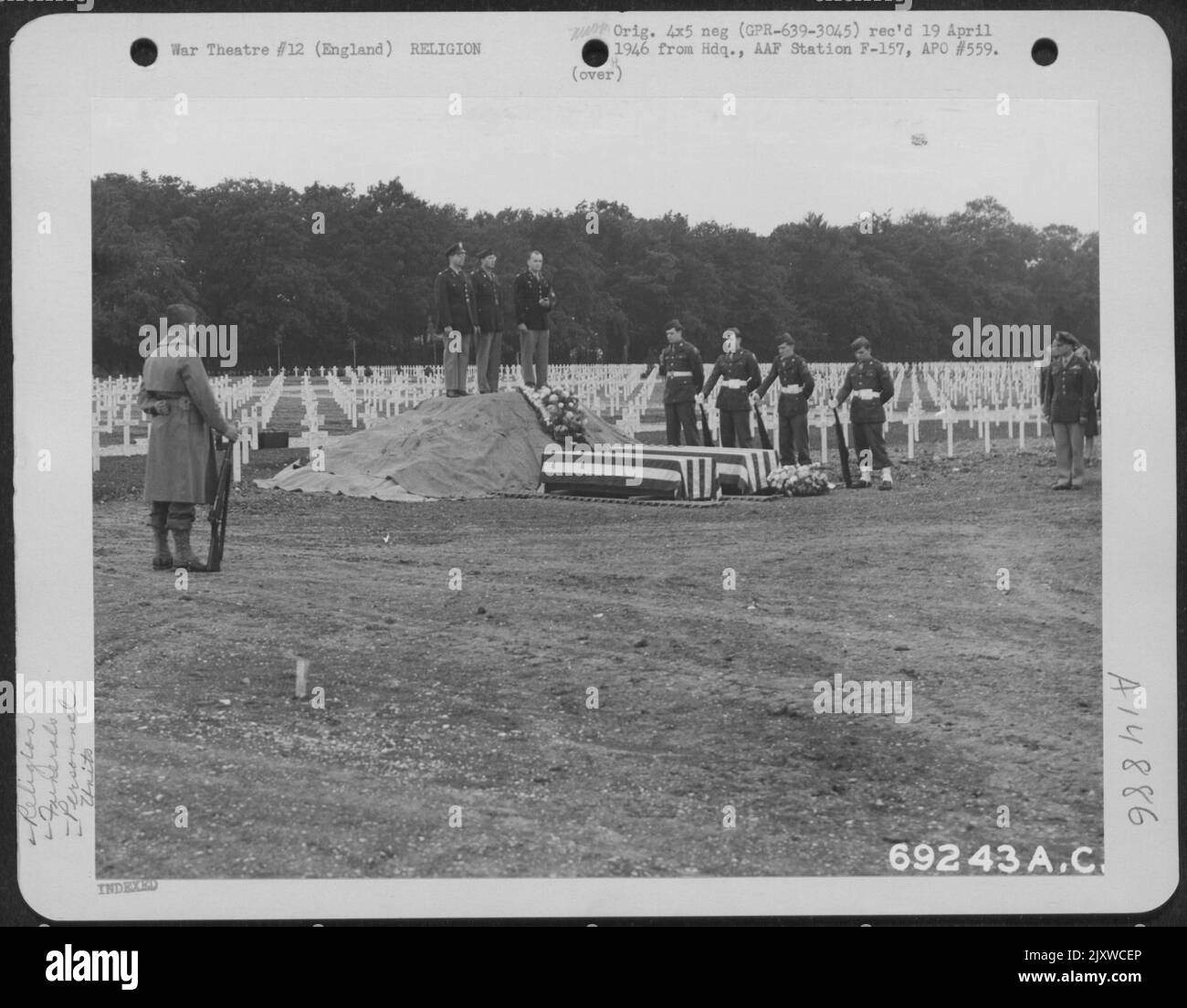 Funeral Services For Colonel Rimerman And Captain Mcguire Are Conducted ...