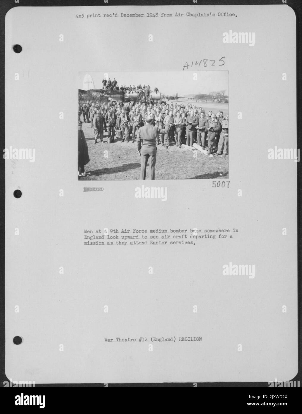 Men At A 9Th Air Force Medium Bomber Base Somewhere In England Look ...