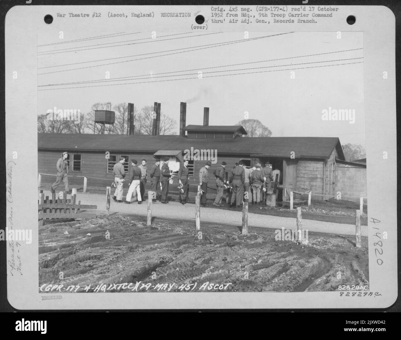 Members Of The 9Th Troop Carrier Command Line Up For Chow At An Air ...