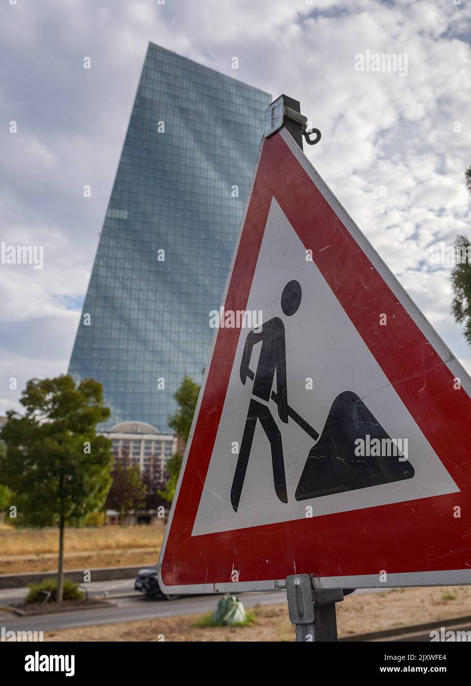07 September 2022, Hessen, Frankfurt/Main: The European Central Bank ...