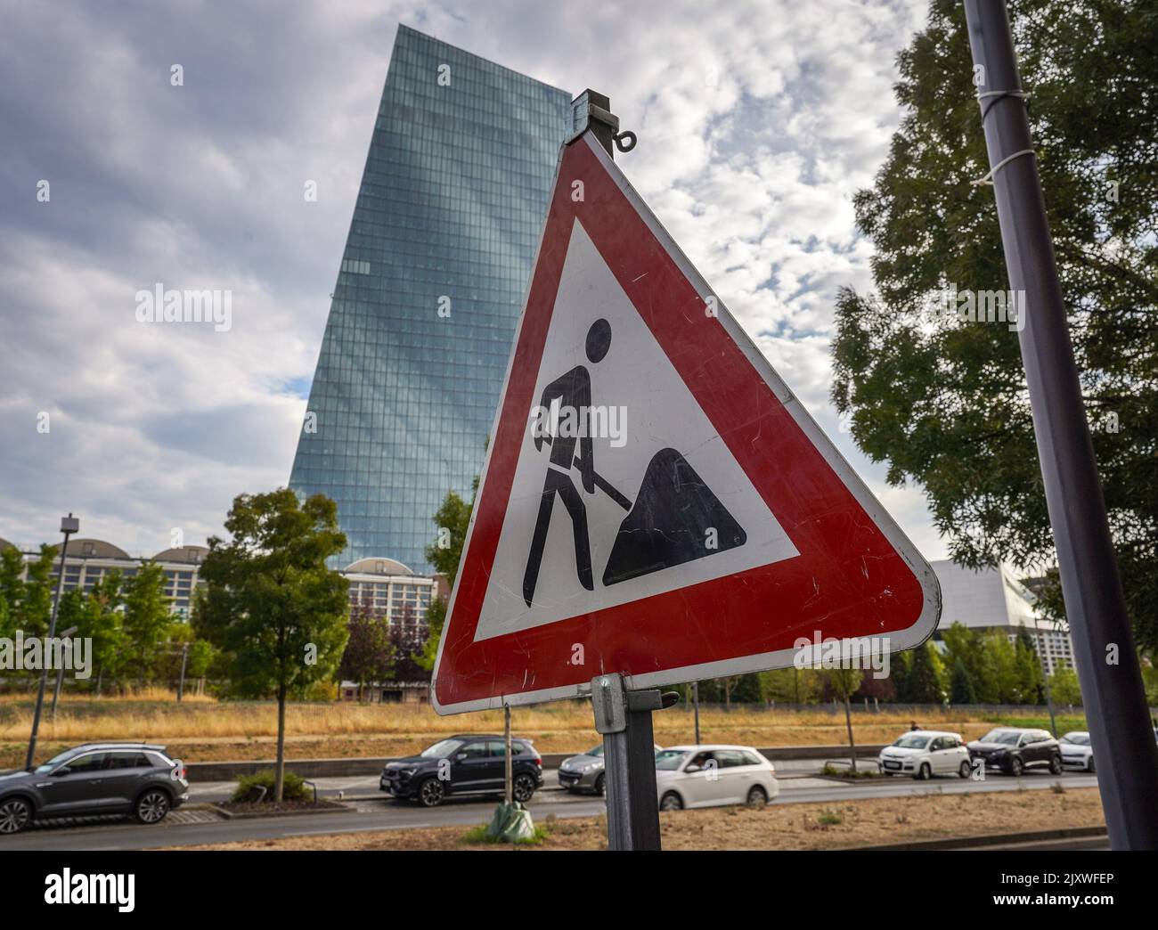 07 September 2022, Hessen, Frankfurt/Main: The European Central Bank ...