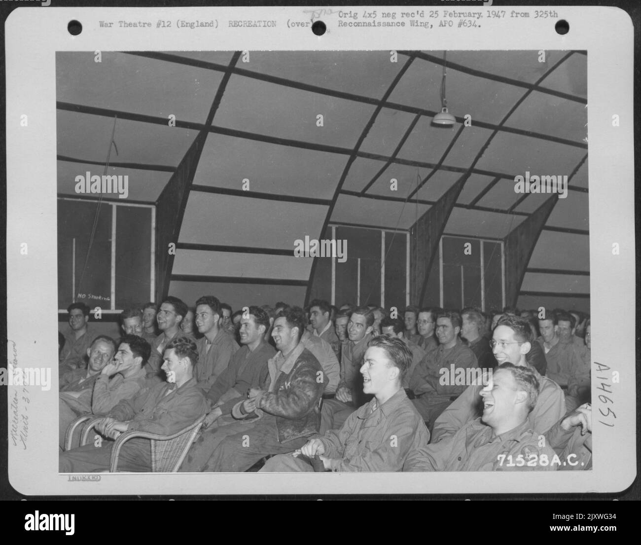 Members Of The 379Th Bomb Group Are Entertained By A Uso Show At An 8Th ...