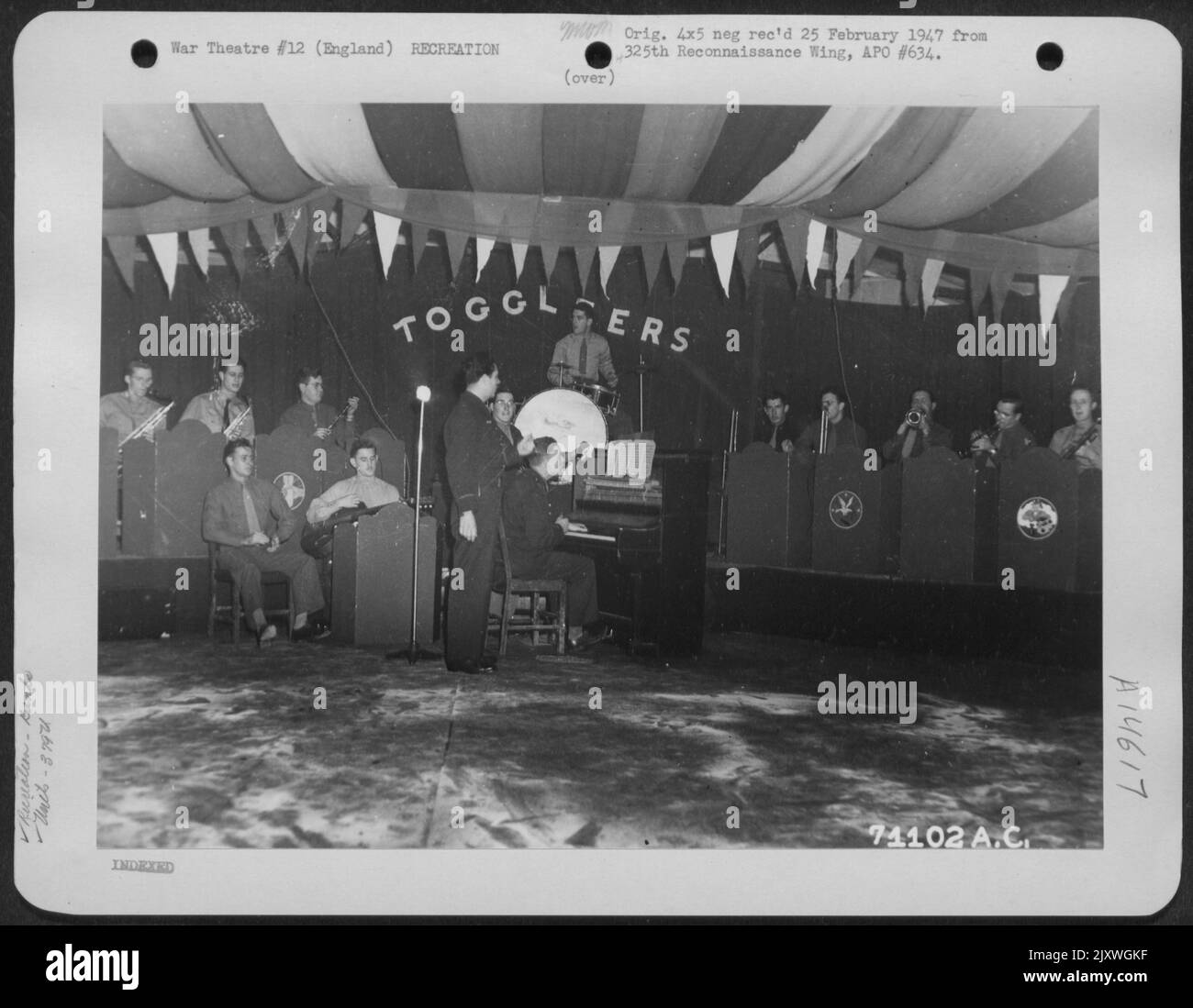 'The Toggleers' Provide Music For Dancing At The 379Th Bomb Group Party ...