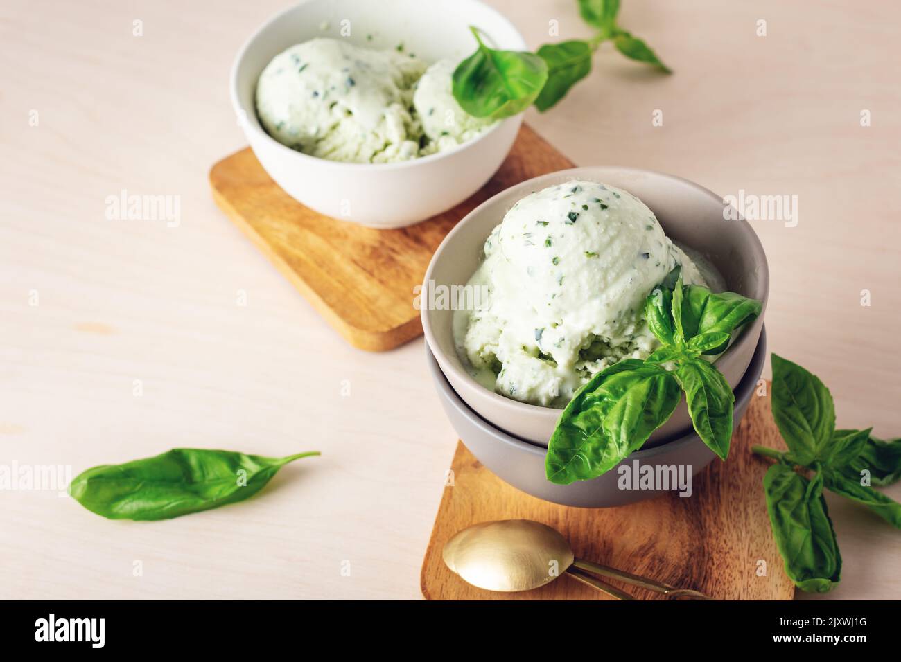 Basil dessert hi-res stock photography and images - Alamy