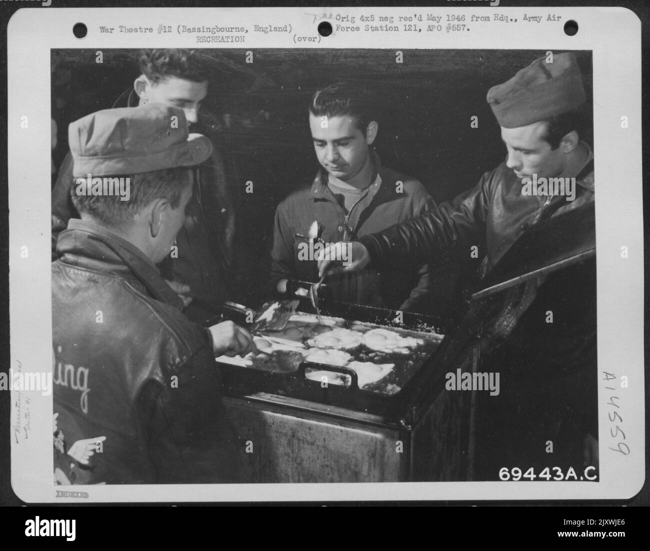 Combat Crews Of The 91St Bomb Group Fry Their Eggs For An Early ...