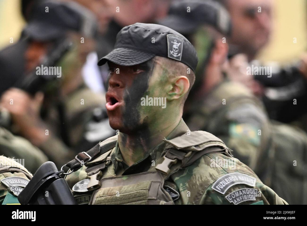 DF - Brasilia - 09/07/2022 - BRASILIA SEPTEMBER 7 PARADE - Soldiers of ...
