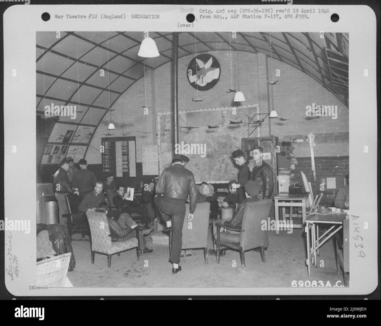 Members Of The 350Th Fighter Squadron, 353Rd Fighter Group Relax In The ...