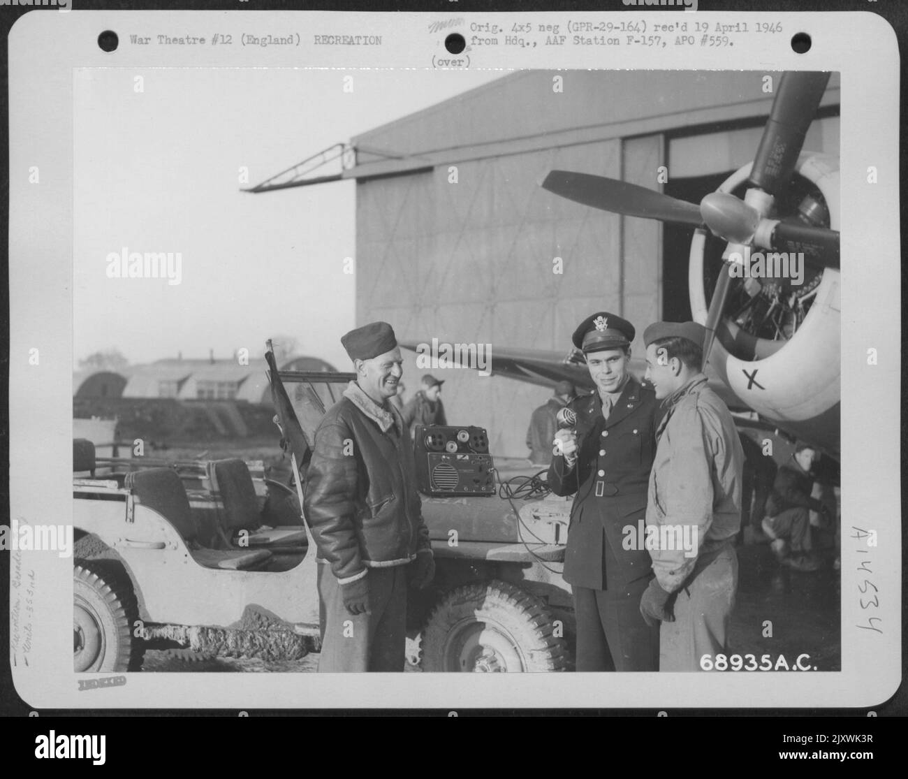 Over The Ether Waves To The U.S. Floats The Voice Of A Member Of The ...