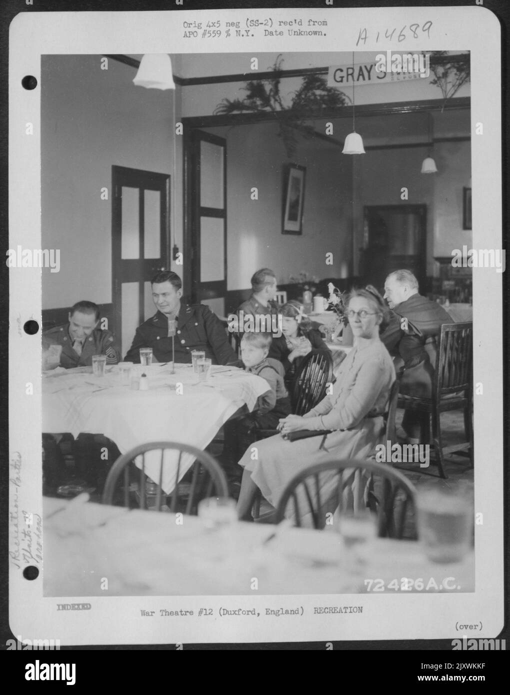 English Orphans Are Given A Party By The 78Th Fighter Group In Duxford ...