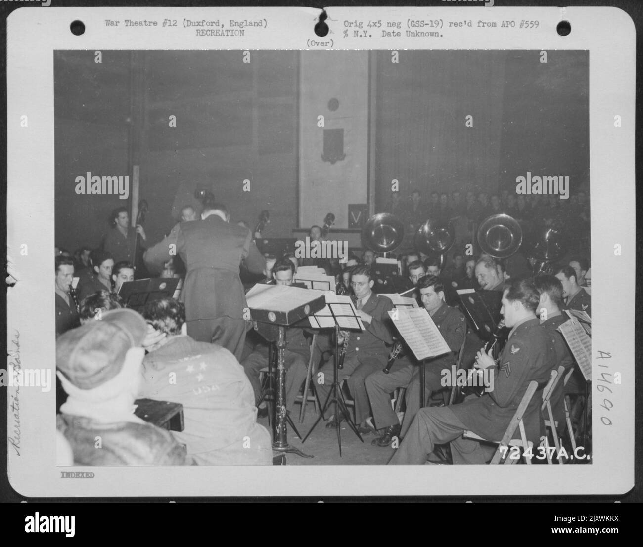 Air force entertainment service Black and White Stock Photos & Images ...