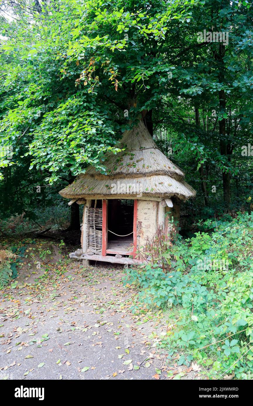 Small food store /grain store at Bryn Eryr Iron Age Roundhouses, St ...