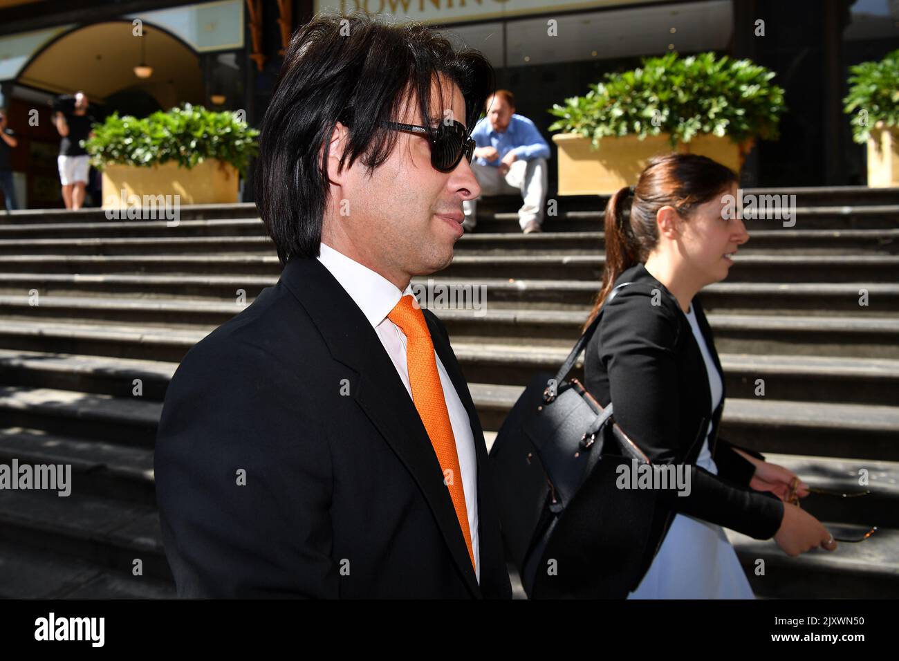 Fadi Ibrahim leaves the Downing Centre court in Sydney, Friday, January ...