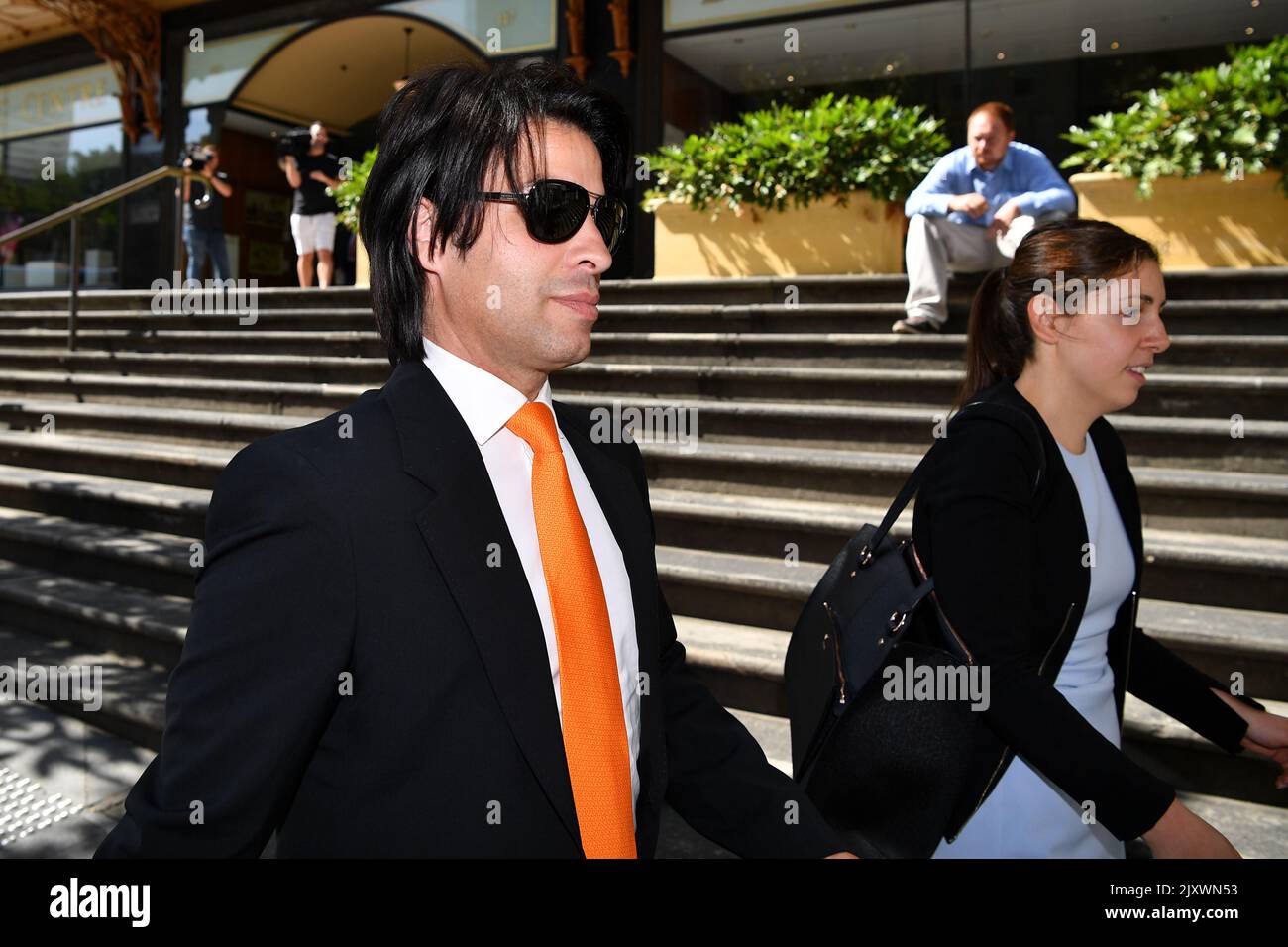 Fadi Ibrahim leaves the Downing Centre court in Sydney, Friday, January ...