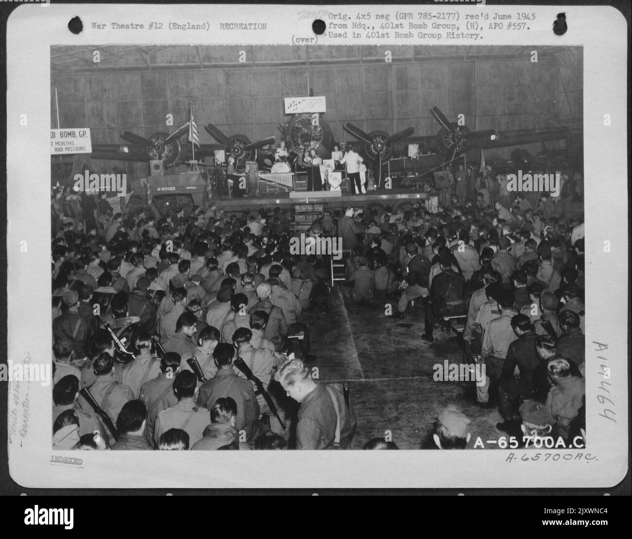 Men Of The 401St Bomb Group Throw A Party To Celebrate The Group'S ...