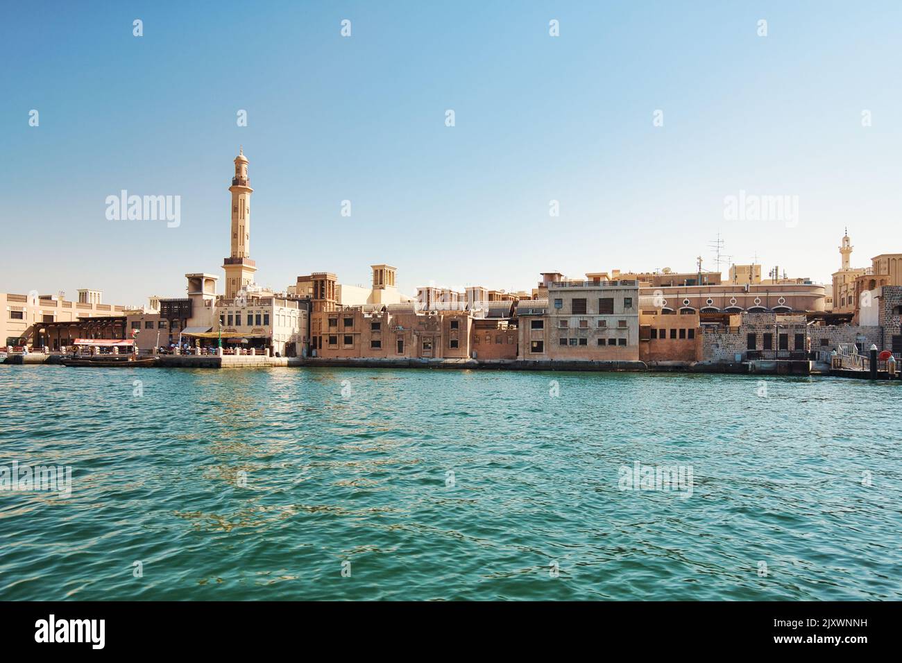 Dubai Creek Cityscape, Dubai, United Arab Emirates, Middle East ...