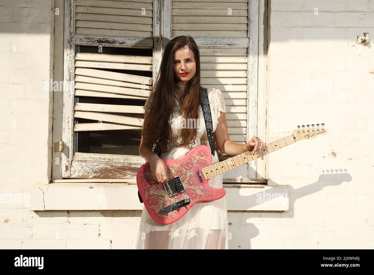 Imogen Clarke poses during the 47th Tamworth Country Music Festival in ...