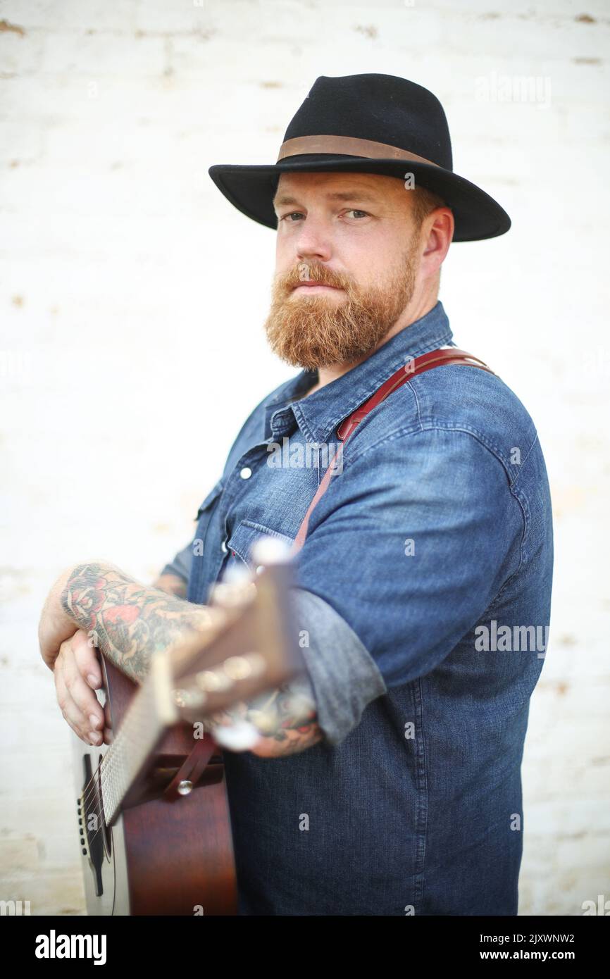 Andrew Swift poses during the 47th Tamworth Country Music Festival in ...