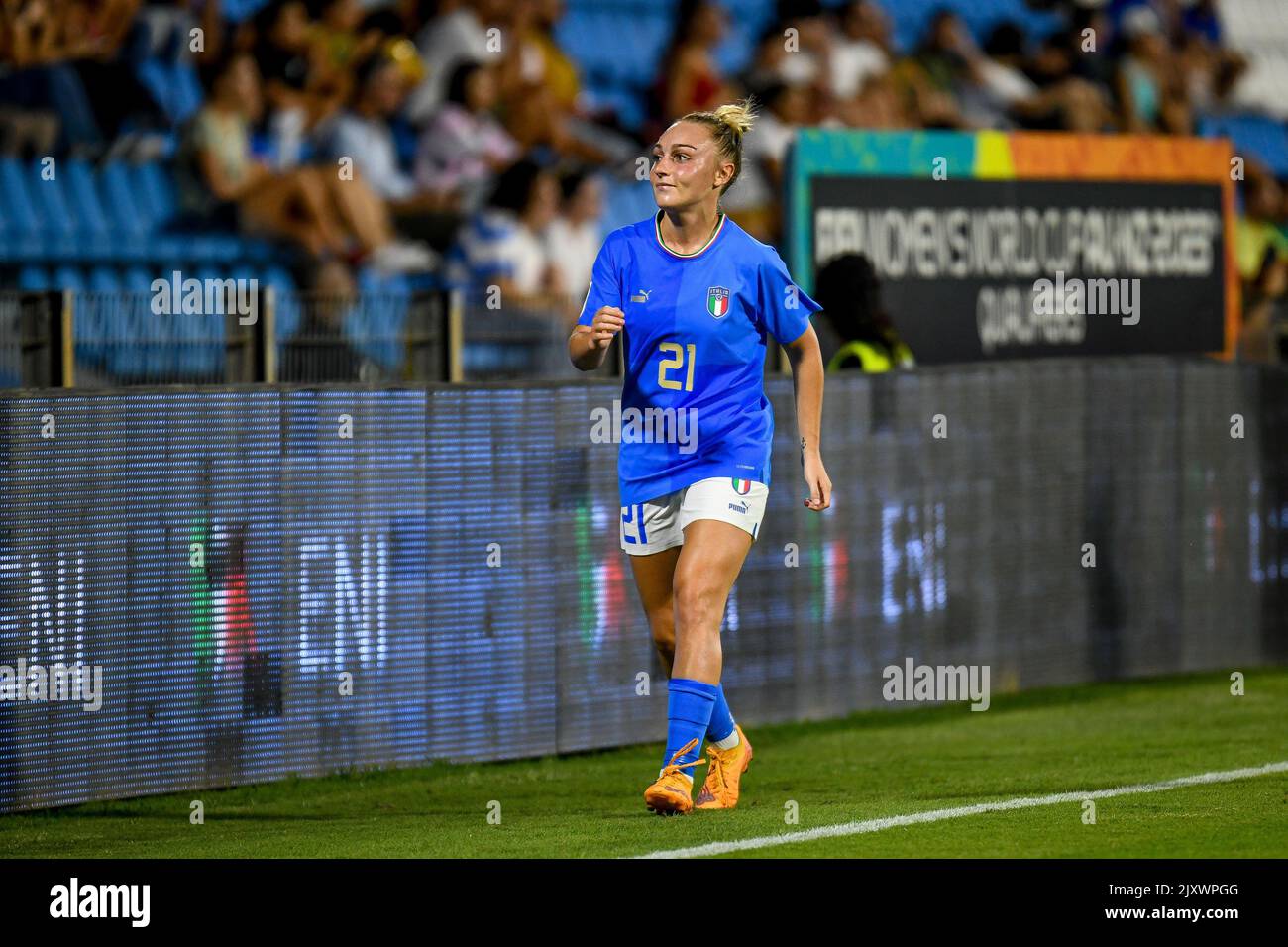 Ferrara, Italy. 06th Sep, 2022. Substitution for Italy's Giada Greggi ...