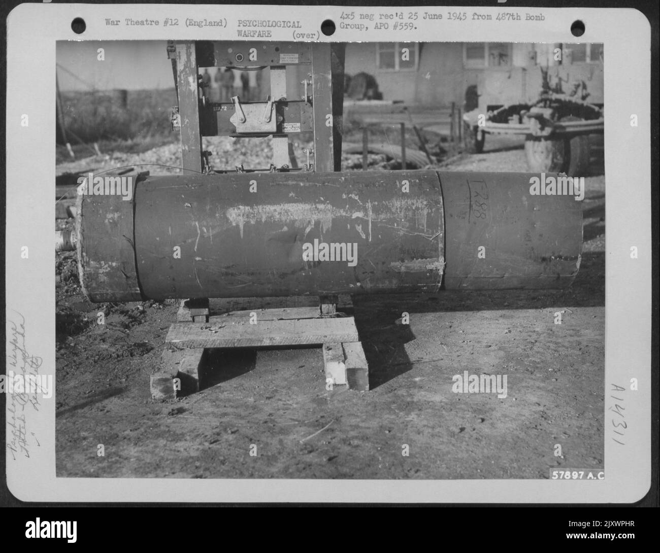 England - Leaflet Bomb Used For Dropping Propaganda Leaflets To The ...